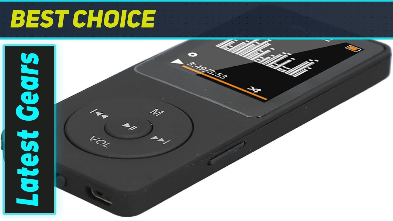 Pongnas Portable MP3 MP4 Player: Best Small Device for Music & Video ...