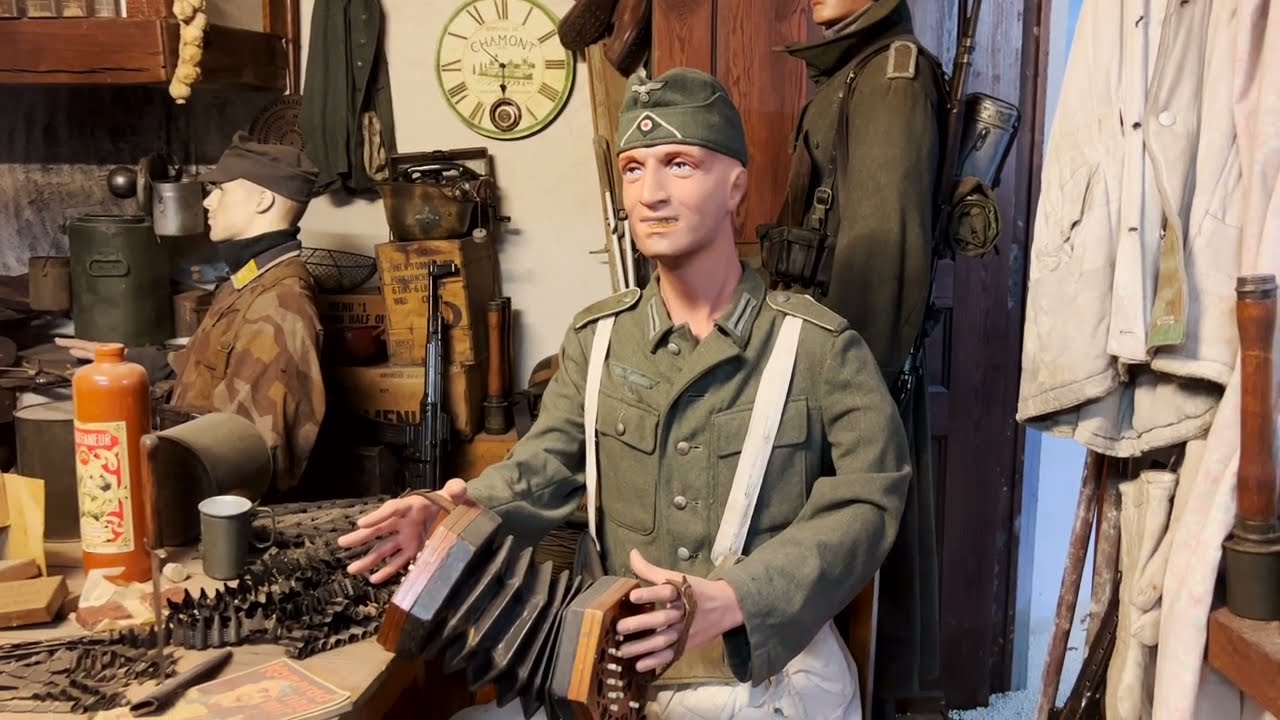 Rare ww2 German artifacts. Room of staff FULL. Battle of bulge museum ...