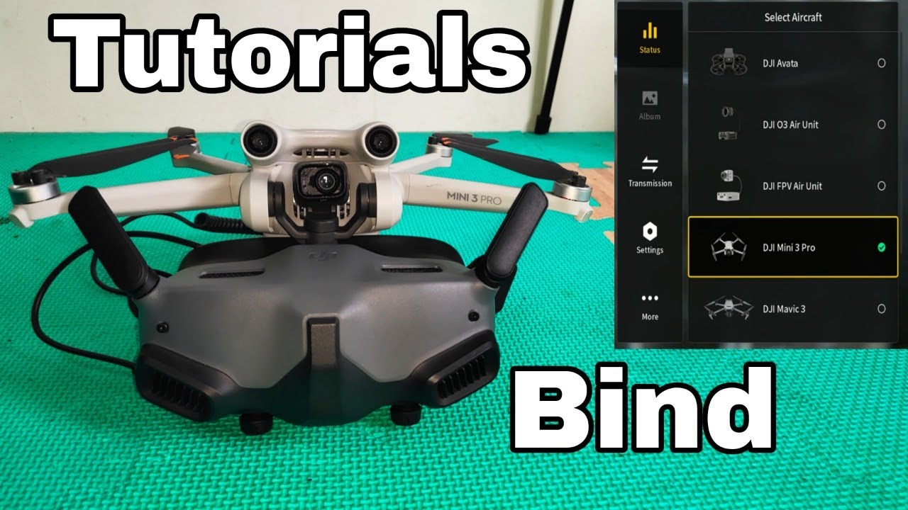 Mini 3 Pro Bind Dji Goggles2 Tutorial - YouTube
