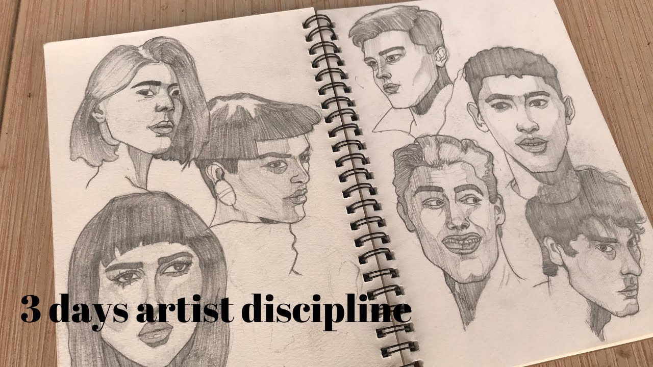 3 Days artist discipline: how to improve your drawing skills - YouTube
