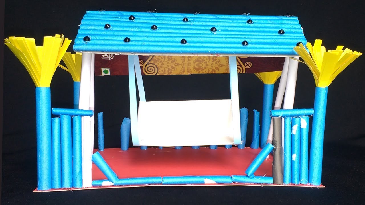 DIY Beautiful 3D Paper Swing !!! How To Make A Most Beautiful Paper ...