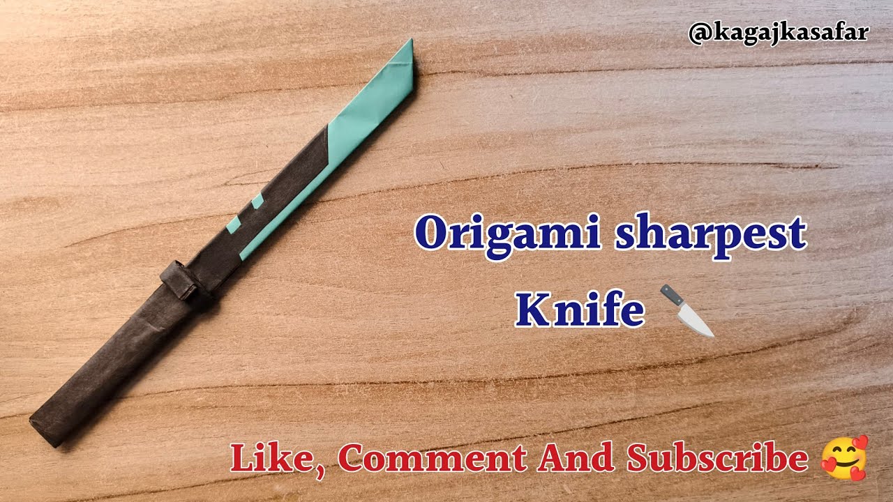 SHARPEST Origami Knife Ever Made? SHARPEST Origami Knife Ever Made ...