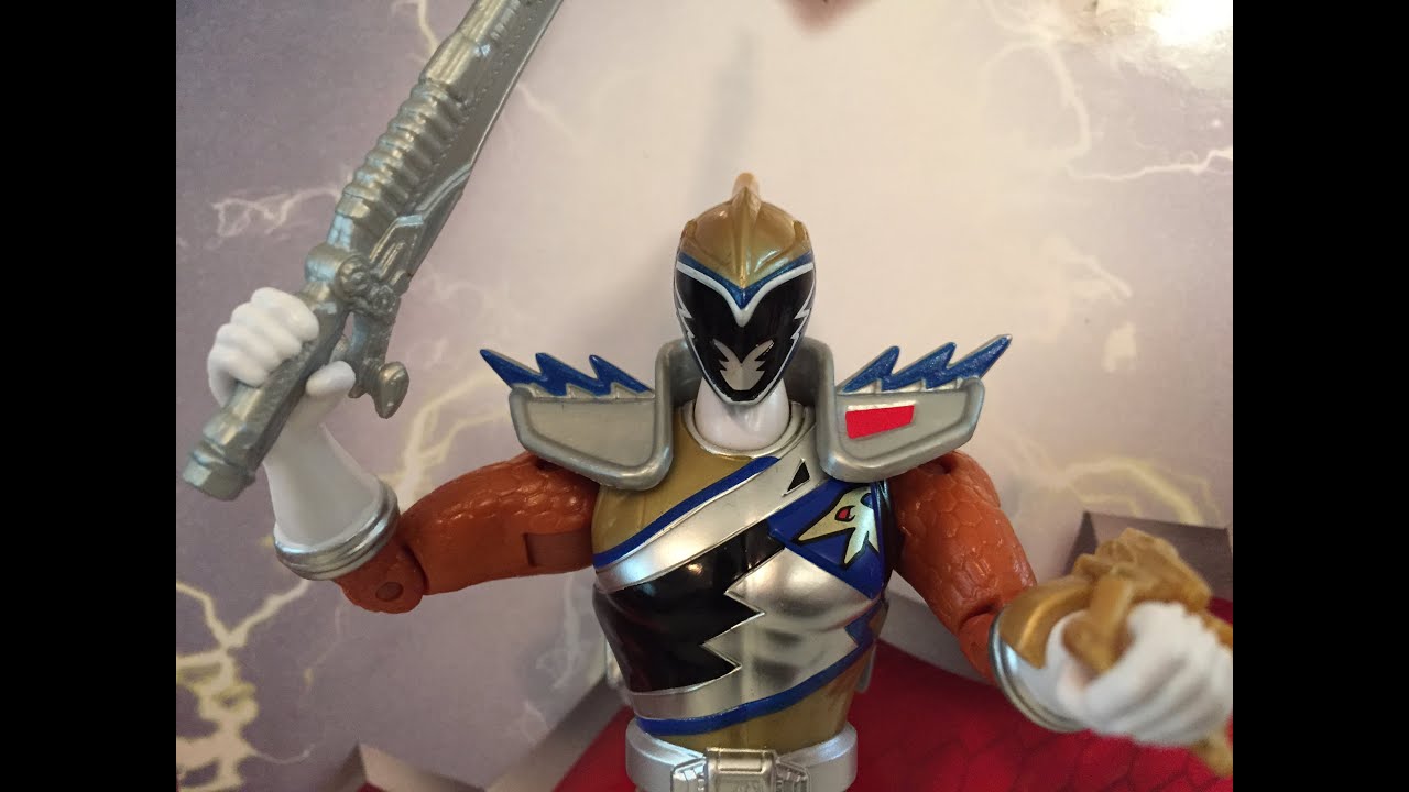 Gold Ranger Action Hero Review (Power Ranger Dino Charge) - YouTube
