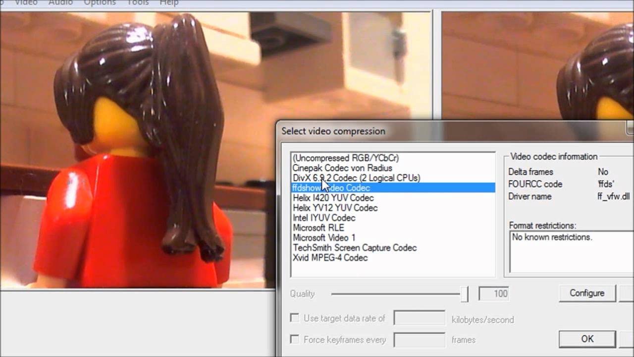 Virtualdub Tutorial: Bilder zu Avi - YouTube