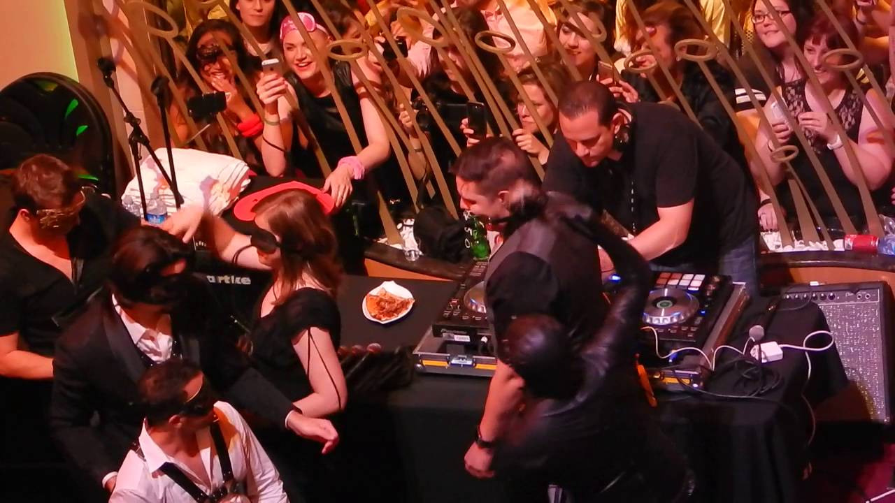 BSB Cruise 2016 - 50 Shades of BSB Deck Party - Fans on stage - 2 - YouTube