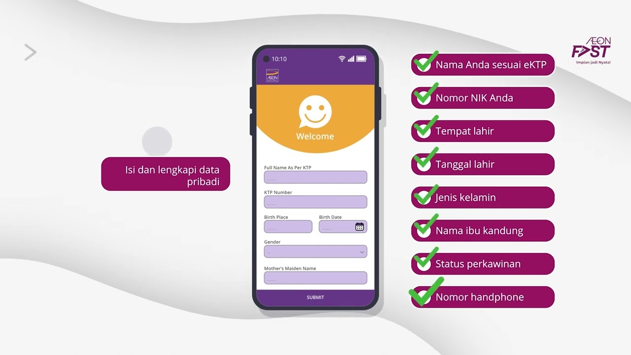 Cara Registrasi AEON Fast - YouTube