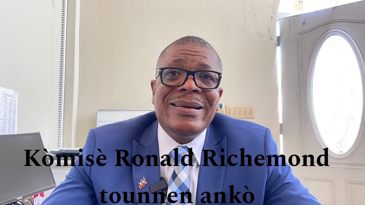 Komisè Ronald Richemond fenk resevwa yon lèt pwomosyon kòm chef pakè ...