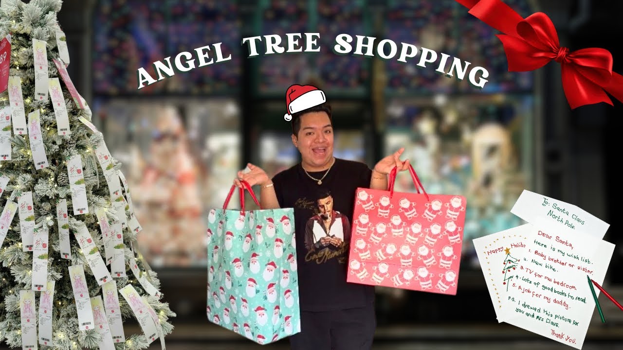 GOING ANGEL TREE SHOPPING FOR THE FIRST TIME - YouTube