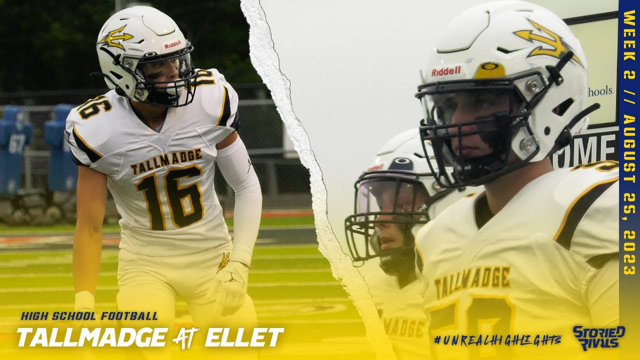 Tallmadge Defense Shuts Out Akron Ellet 🏈 - YouTube