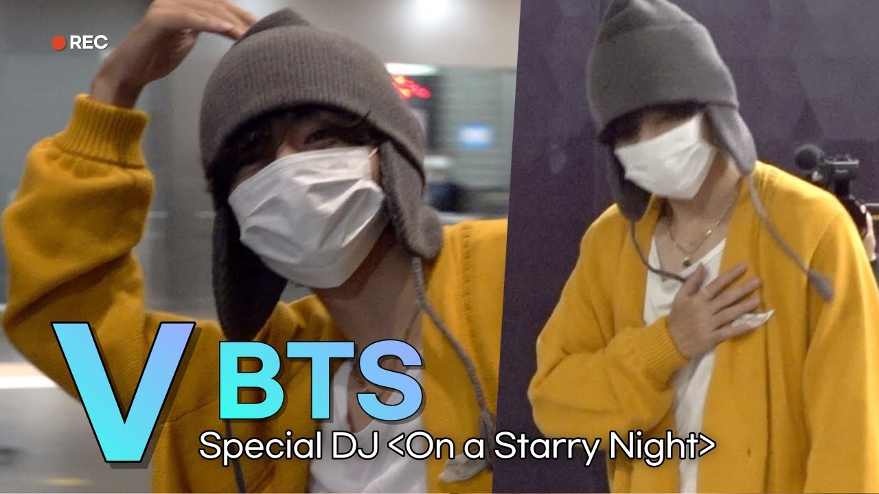 방탄소년단(BTS) 뷔 라디오 출근길 | BTS V Special DJ 'On a Starry Night' - YouTube