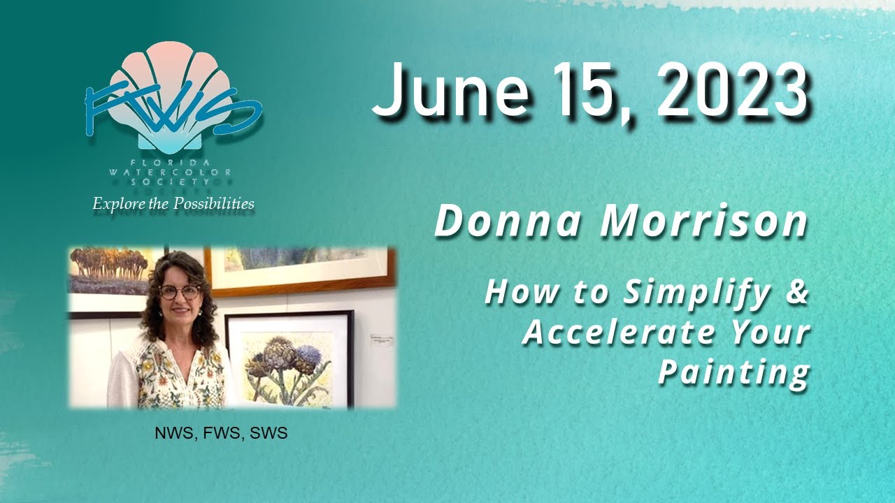 Donna Morrison, FWS June 15, 2023, 3rd Thursday Demo - YouTube