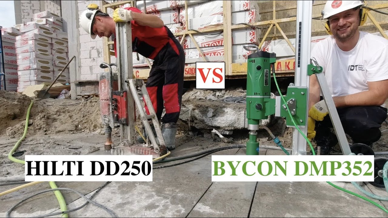 BYCON DMP-352 проти HILTI DD-250. Замінник Хілті? - YouTube