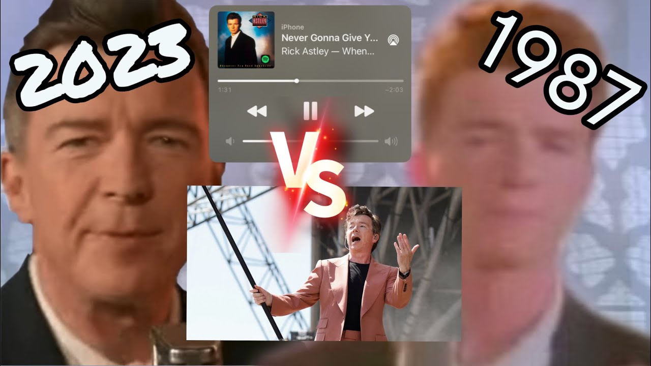 Rickroll 2022 but with Glastonbury 2023 audio - YouTube