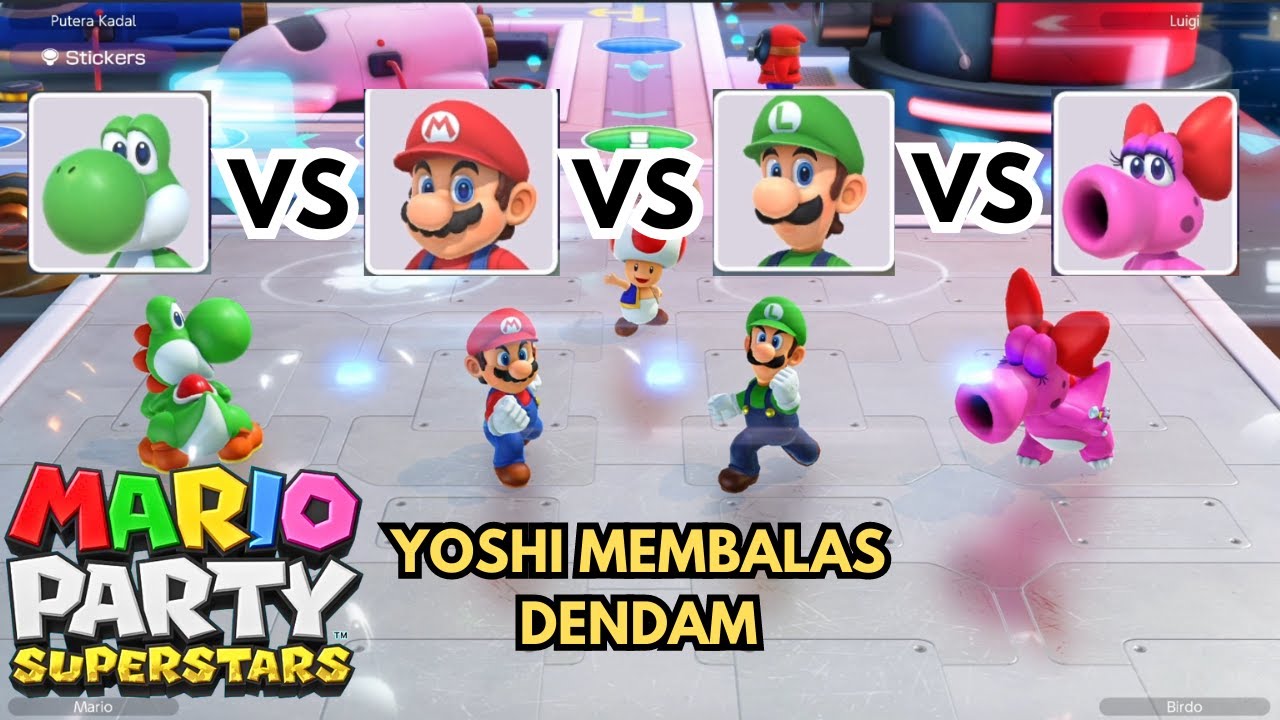 AKU BERUSAHA MERAIH TEMPAT PERTAMA DALAM MODE HARD😠🔥| Mario Party ...