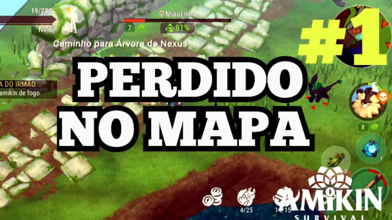 INICIO DA AVENTURA - Amikin Survival ESTILO PALWORLD MOBILE #01 - YouTube