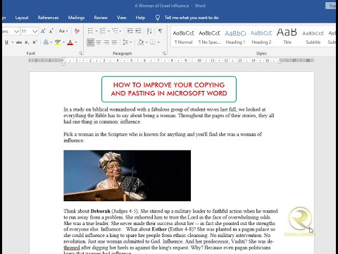Improve your Copying and Pasting in Microsoft Word using the feature ...