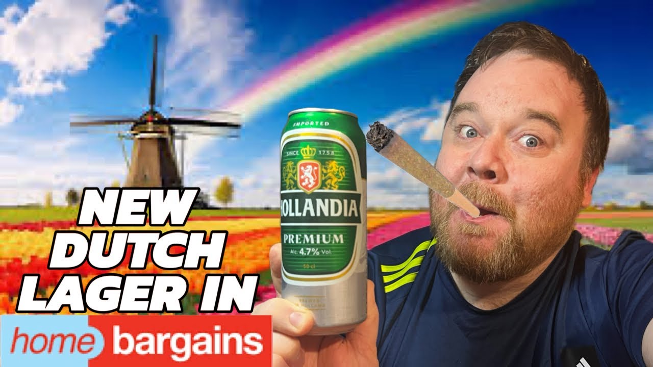 @HomeBargainsLtd Hollandia Premium Dutch Lager Review! - YouTube