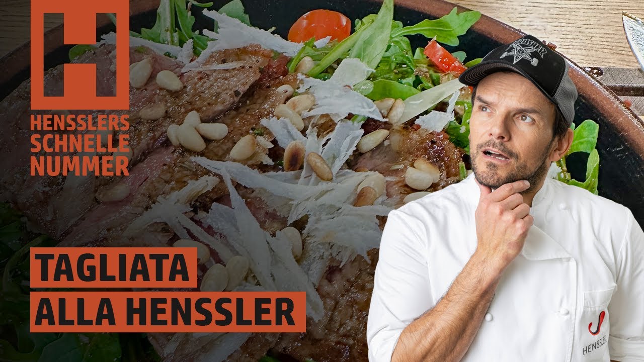 Schnelles Tagliata alla Henssler Rezept von Steffen Henssler - YouTube