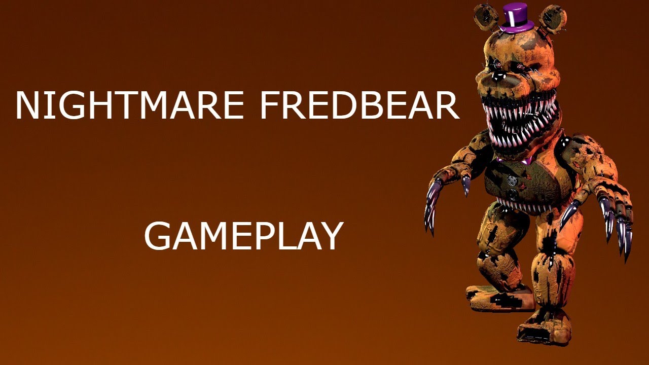 NIGHTMARE FREDBEAR GAMEPLAY || FNaF SIMULATOR (FAN GAME) || FAZBEAR GUY ...