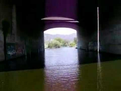 Walking upriver under the Hyperion Bridge in Atwater Village - YouTube