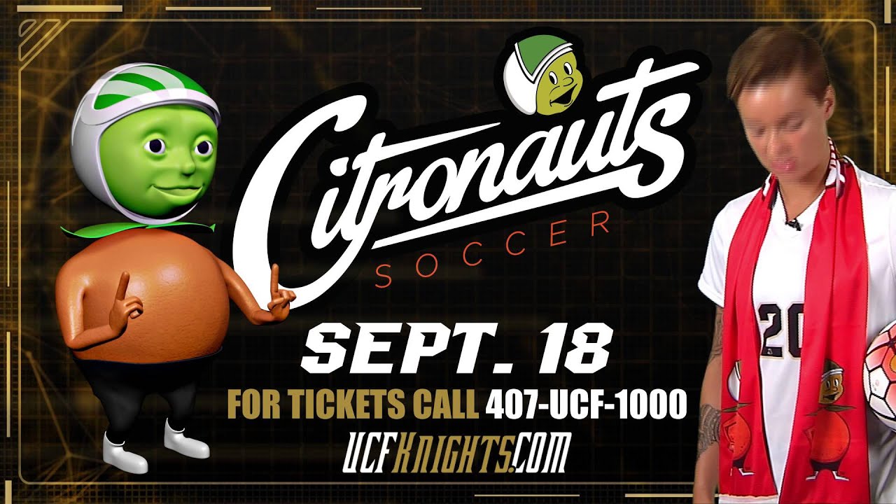 The Citronaut returns for women's soccer Sept. 18 - YouTube