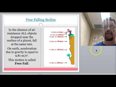 Unit 2 3 Falling Objects - YouTube