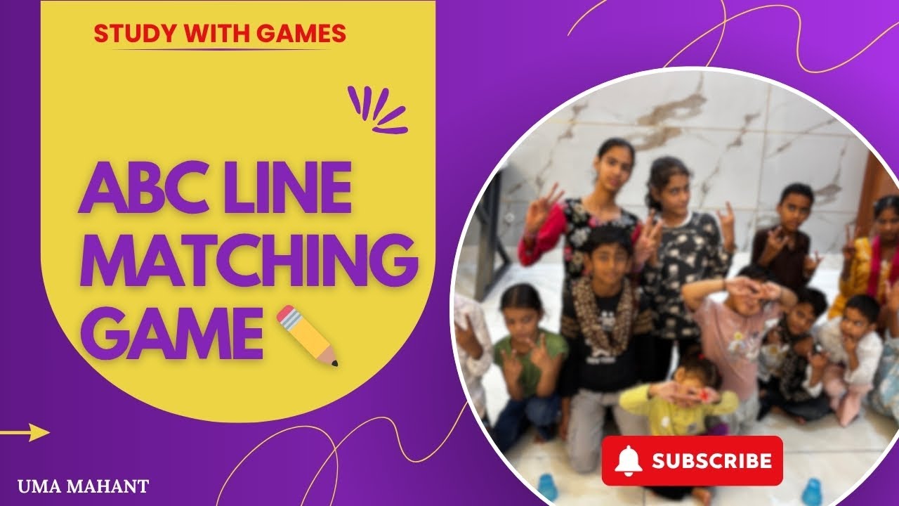 ABC Line Matching Game ️ | Fun Alphabet Learning Challenge for Kids ...