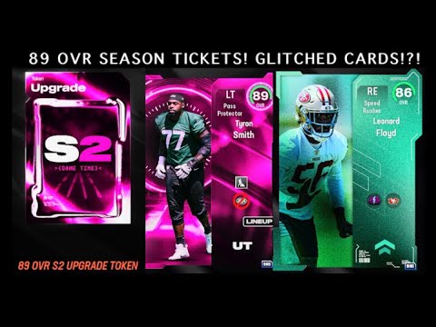 89 OVR TICKETS ARE HERE! AKA MAHOMES, GLITCHED CARDS AND MORE! - YouTube