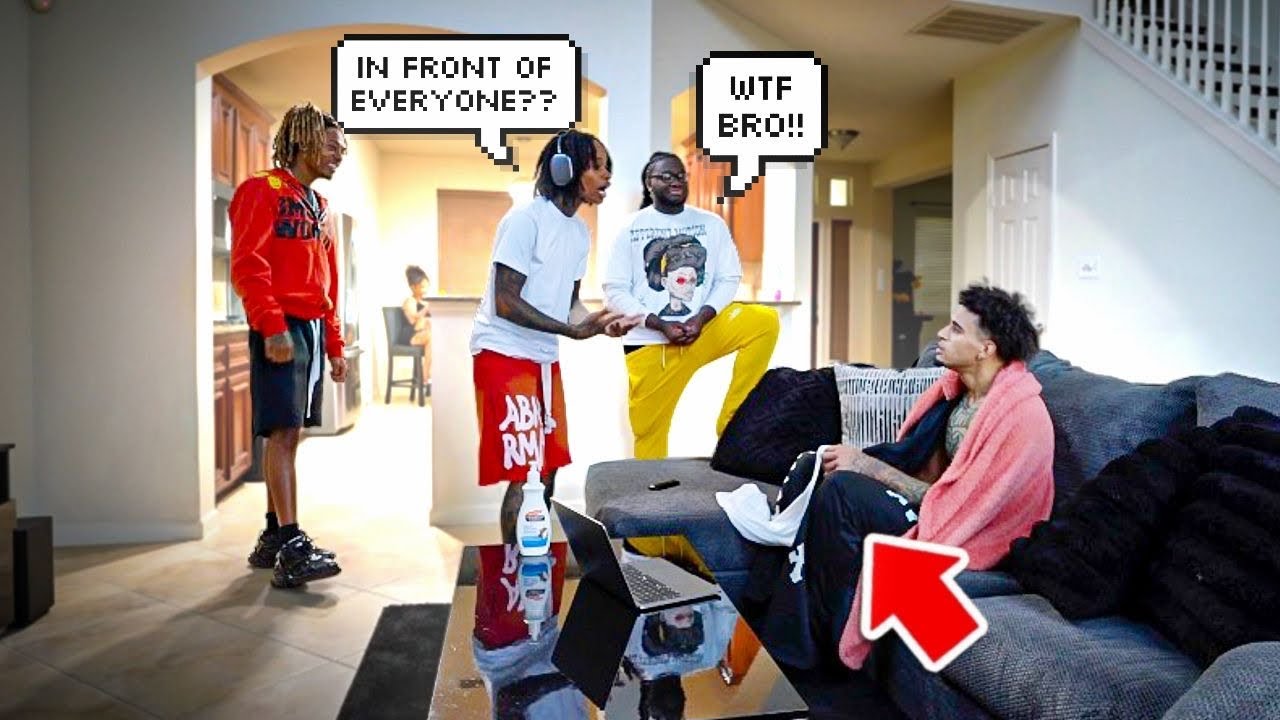 The Gang Walked In On Me Getting Busy With Myself.. - YouTube