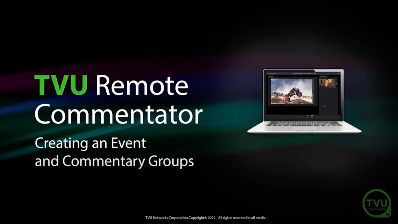 Pro Tips: Creating an Event and Commentary Groups in TVU Remote ...