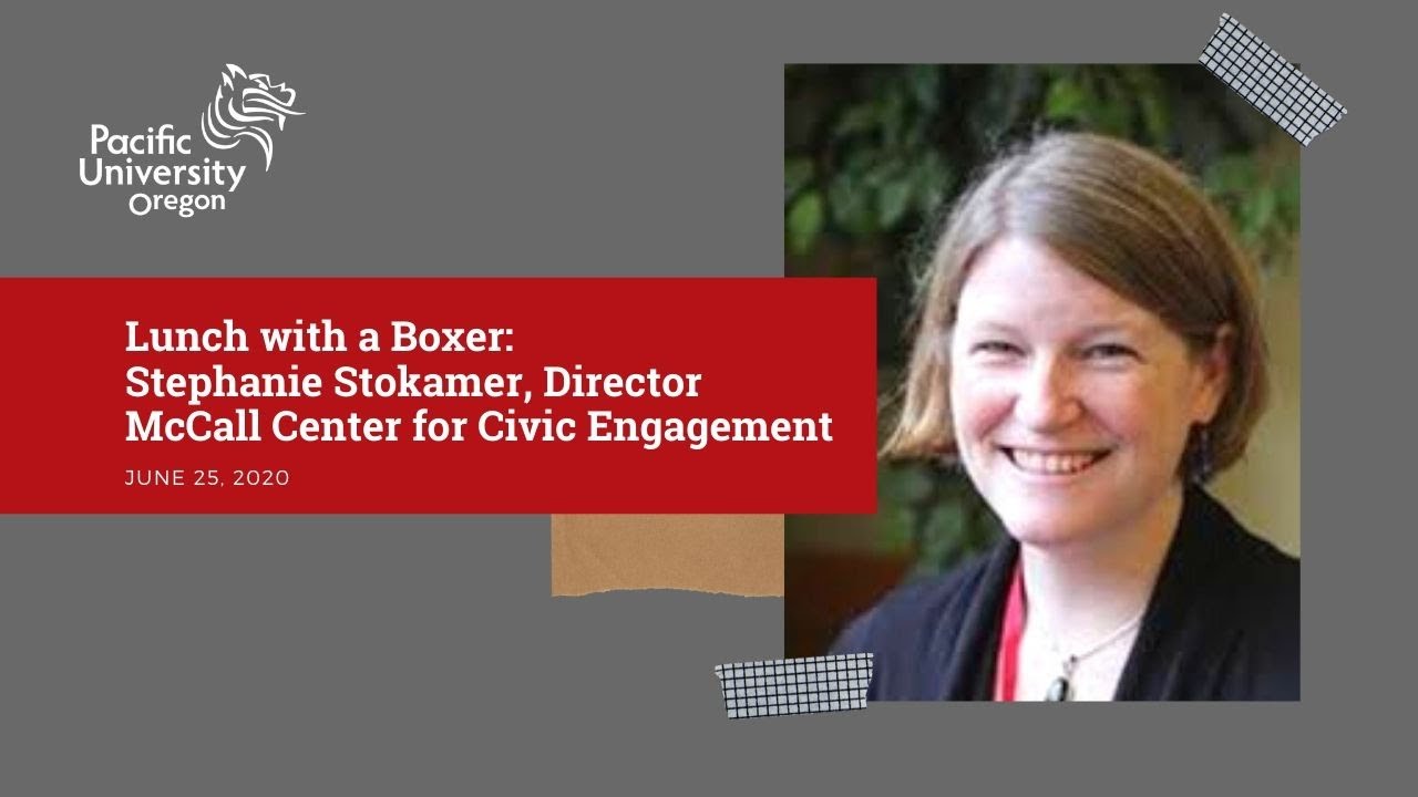 Lunch with a Boxer: McCall Center for Civic Engagement - YouTube