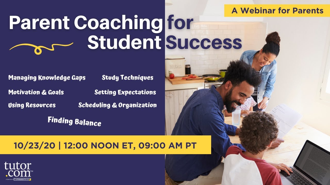 Introduction to Parent Coaching Subjects for Student Success - YouTube