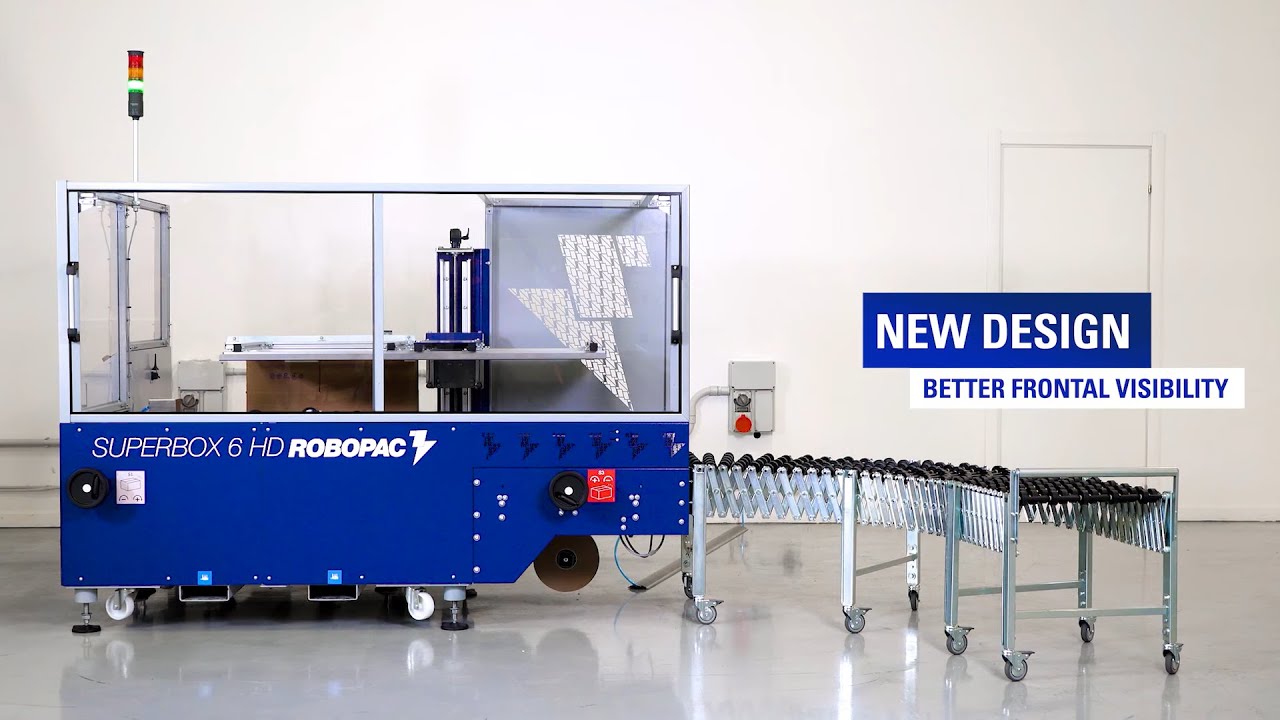 Máy dựng thùng tự động SUPERBOX 6 HD | ROBOPA (Ý) - YouTube