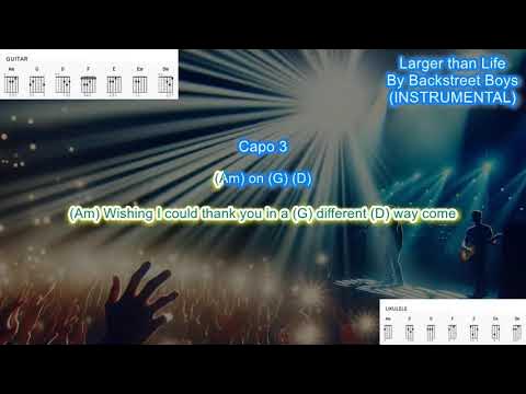Larger than Life NO VOCALS (capo 3) by Backstreet Boys play along ...