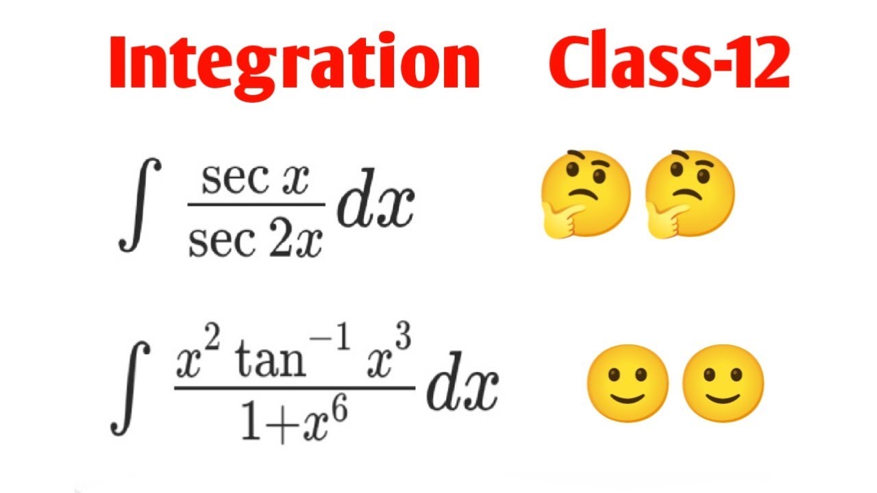 Part 89 Integration Class-12 Integration of x²tan^-1x³/(1+x⁶) dx and ...