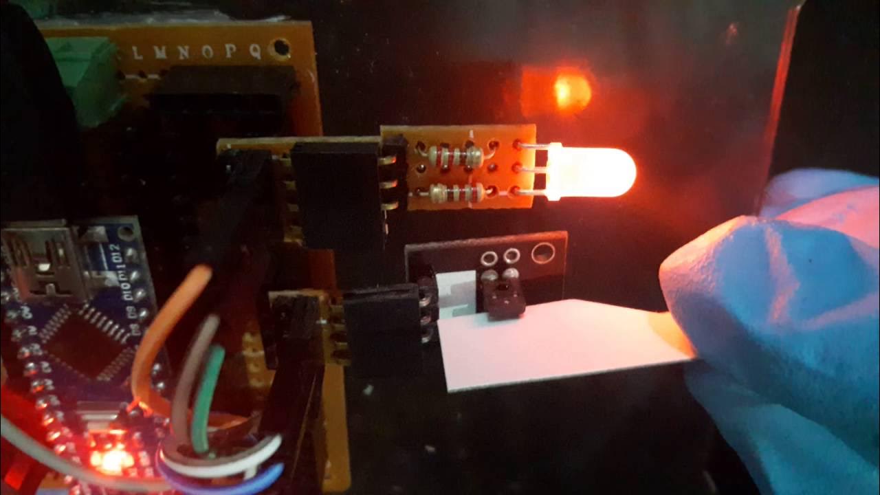 The Light Interrupter / Photo Interrupter Sensor with Arduino - YouTube