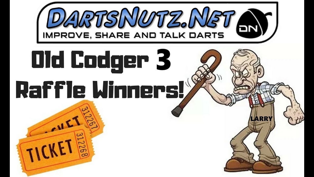 Darts Nutz Third Annual Old Codgers Raffle Winners Video - YouTube