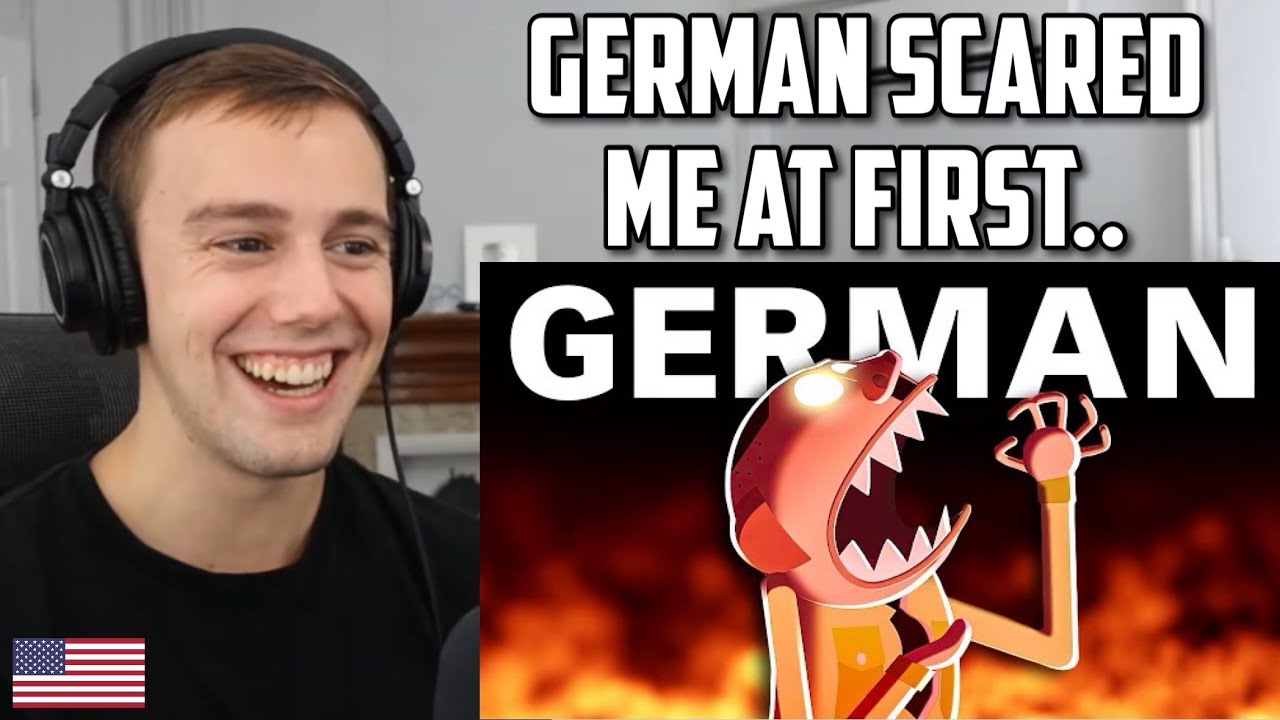 American Reacts to "Why German Sounds SO Aggressive" - YouTube