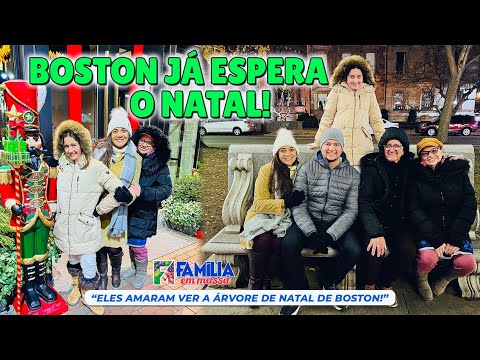 Boston Está Pronto Para o Natal! 😍 / Eles Ficaram Encantados! - YouTube