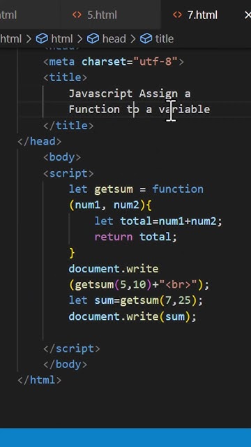 Javascript Assign A Function To A Variable Shorts Javascript Webdesign Coding Design