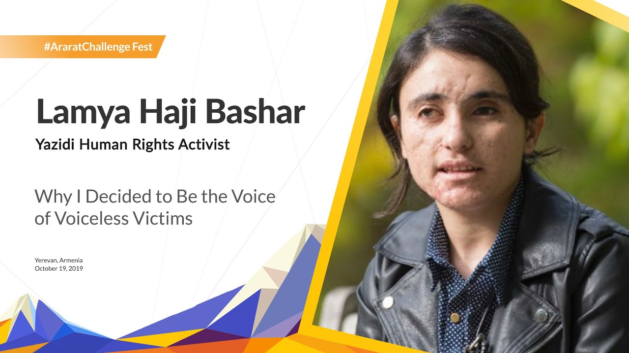 Why I Decided to Be the Voice of Voiceless Victims | Lamya Haji Bashar - YouTube