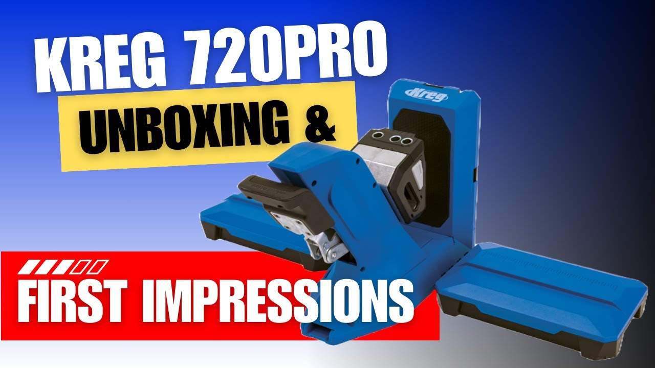 Kreg PRO720 Pocket Hole Jig - Unboxing & Initial Impressions - YouTube