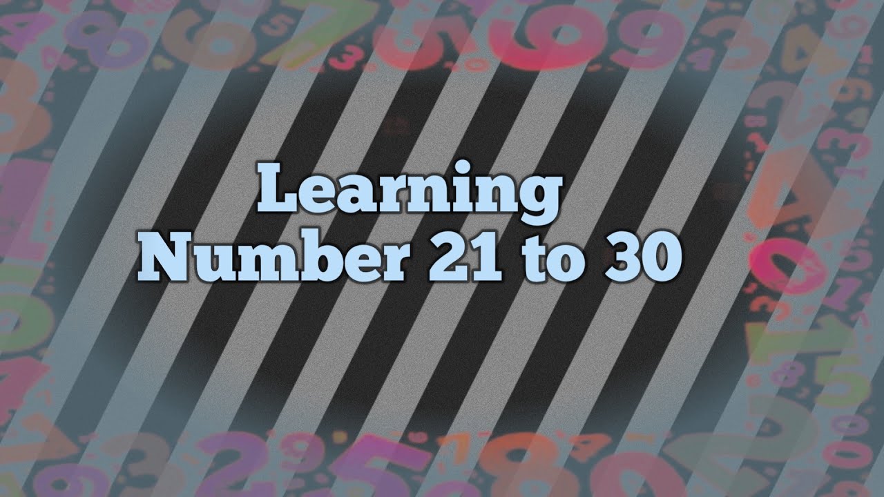 Learning Numbers 21 to 30 Spelling English | How to Write Numbers for ...