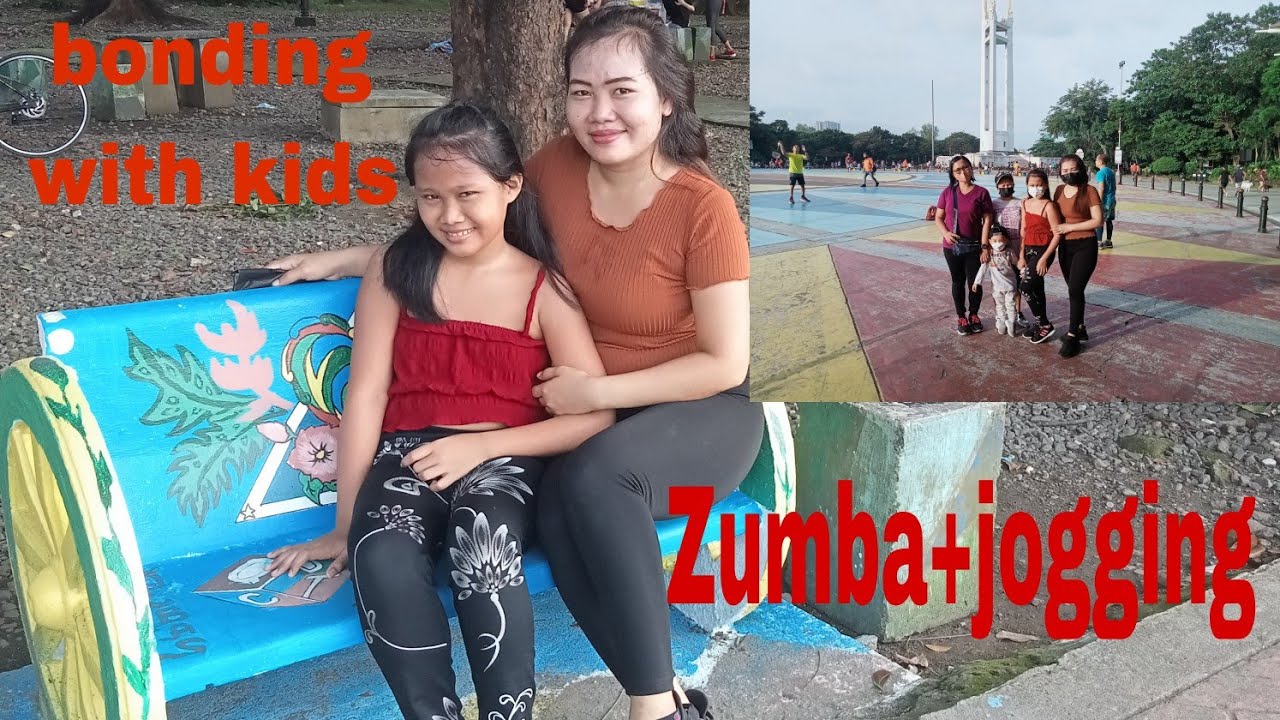 Bonding with kids at park | Zumba+Jogging - YouTube