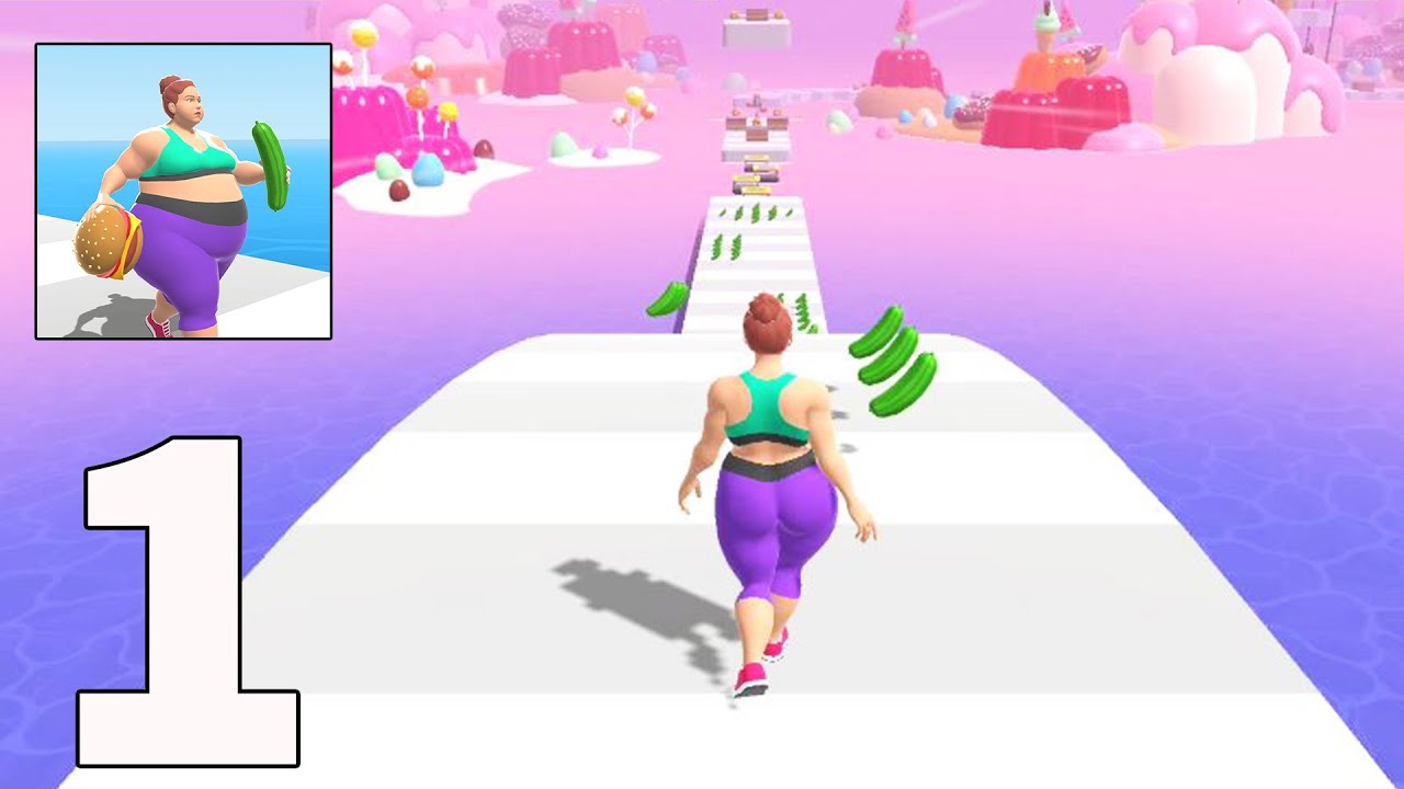 FAT 2 FIT GAME WALKTHROUGH LEVELS 8-10 - YouTube