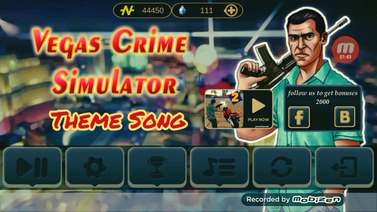 Vegas Crime Simulator Main Menu Theme Song - YouTube
