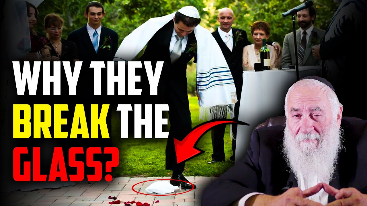 Why Jewish People Break the Glass at wedding ceremonies - YouTube