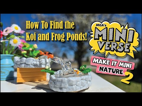 Miniverse Nature Series 2 Cheat Sheet to find Koi Fish and Frog Water ...