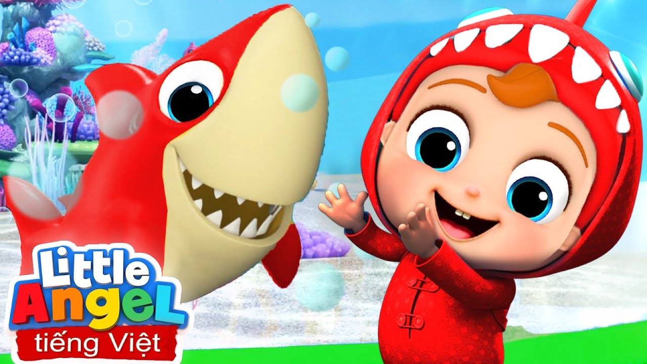 Vũ Điệu Baby Shark | Hoạt Hình Thiếu Nhi | Little Angel Tiếng Việt ...