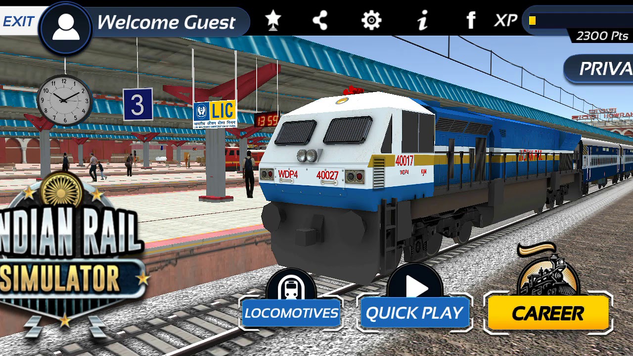How play Indian rail simulator - YouTube